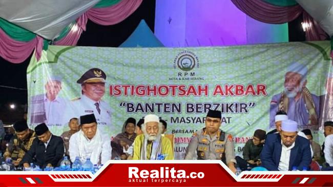 Dirbinmas Polda Banten bersama Tokoh Ulama Berdoa untuk Bangsa